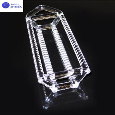 China Quartz Boats Fused Silica Boat SiO₂≥99.99% Surface Roughness Ra≤0.1μm Wafer Carrier for sale