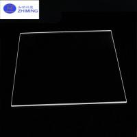 China High Temperature Corrosion Resistant Window Square Shaped Quartz Glass Plates JGS1/JGS2 for sale