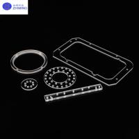 China Custom-Shaped Quartz Through-Hole Plates Precision Perforated Optical Fused Silica Panels for sale
