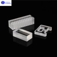 China ​​High Purity Quartz Glass Plate With Laser-Drilled Custom-Shaped Through-Holes​​ for sale