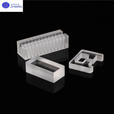 China ​​High Purity Quartz Glass Plate With Laser-Drilled Custom-Shaped Through-Holes​​ for sale