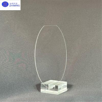 China 4Inch Quartz Wafer Diameter 100mm Fused Silica Wafer For Semiconductor Manufacturing for sale