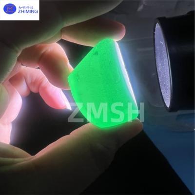 China ​​Lab-Grown Fancy Colored Sapphire Rough in Green for Jewelry Applications​​ for sale