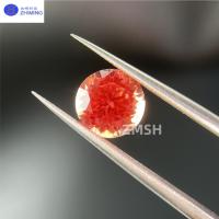 China Custom-Cut Synthetic Padparadscha Sapphire for Jewelry for sale