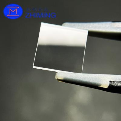 China Square Sapphire Substrate 10×10×1mm , C-plane , DSP , High Purity Single Crystal Al₂O₃ for sale