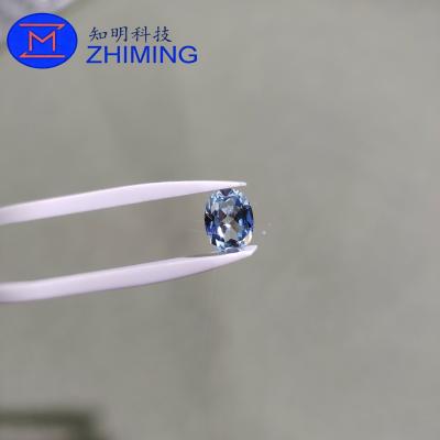 China Lab Created Sea Blue Sapphires Gemstone  Al₂O₃ for Jewelry Design & Crafting for sale