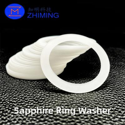 China Custom Sapphire Ring Washer – Wear-Resistant, Insulating Single-Crystal Al₂O₃ Component for sale