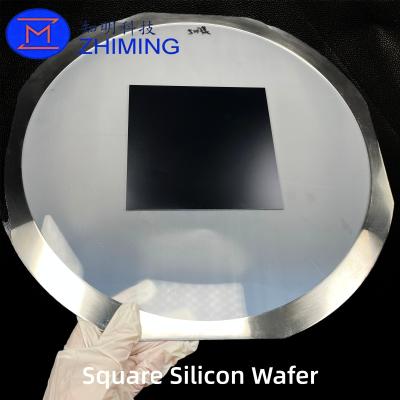 China Square Silicon Wafer with Film-Laminated Carrier for Advanced IC, Semiconductor & Quantum Research for sale