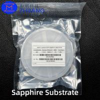 China 4-inch C-Plane SSP Sapphire Substrate Al₂O₃ for LED & Optical Applications for sale