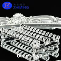 China Custom Design Quartz Boats for Semiconductor Processing for sale
