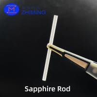 China Unpolished Sapphire Rod Single Crystal Al₂O₃ Optical & Industrial Components for sale