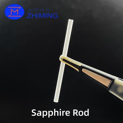 China Unpolished Sapphire Rod Single Crystal Al₂O₃ Optical & Industrial Components for sale