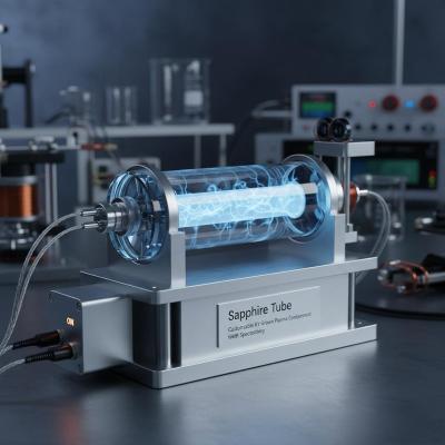 China Sapphire Tube customizable KY grown plasma containment NMR spectroscopy for sale