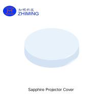 China Custom Sapphire Cover Glass for Camera, Fingerprint & Scanner Applications for sale