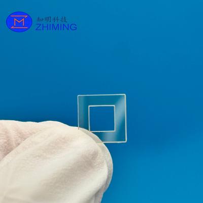 China TGV Sapphire Substrate with Precision Through-Via Micro Holes and Customized Layout for High Mechanical Strength for sale
