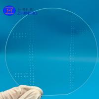 China TGV Sapphire Substrate with Precision Through-Via Micro Holes and Customized Layout for High Mechanical Strength for sale