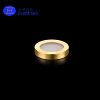 China Precision Gold Metallized Sapphire Components for Optical, Electronic and Semiconductor Applications for sale