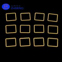 China Precision Gold Metallized Sapphire Components for Optical, Electronic and Semiconductor Applications for sale