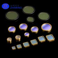 China Precision Gold Metallized Sapphire Components for Optical, Electronic and Semiconductor Applications for sale
