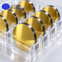 China Si Gold Plated Silicon Wafers 2inch 4inch 6inch 8inch Metal Coating Materials Au for sale