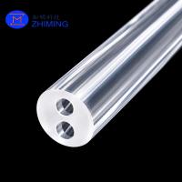 China Custom Sapphire Multi-Bore Tubes – 2-Hole & 4-Hole Precision Sapphire Tubing for sale