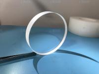 China Al2O3 83% Transmittance Dia 57.15mm Sapphire optical windows for sale