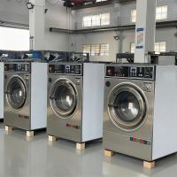 China YiShi 10kg Commercial Washer Extractor - 38 RPM Stainless Steel Laundry Machine with A+ Energy Rating for sale