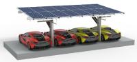 China High Strength Solar Panel Parking Canopy Stable Silver COM Γ Frame Carport for sale