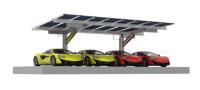 China High Strength Solar Panel Parking Canopy Stable Silver COM Γ Frame Carport for sale