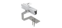 China Silver Solar Roof Hooks Anodized Aluminum 6005-T5 Easy Installation Long Term for sale