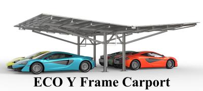 China High Durability Solar Panel Carport ECO Y Frame Carport Easy Installation for sale