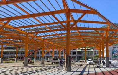 China Steel Structure Building with High Strength for sale