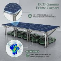 China OEM ECO Gamma Frame Carport Brand-Labeled Solar Parking Solution Flexible RAL Color Powder Coating for sale