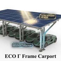 China OEM ECO Gamma Frame Carport Brand-Labeled Solar Parking Solution Flexible RAL Color Powder Coating for sale