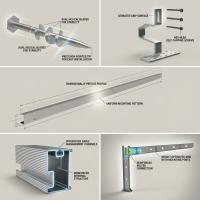 China Silver Solar Roof Hooks Anodized Aluminum 6005-T5 Easy Installation Long Term for sale