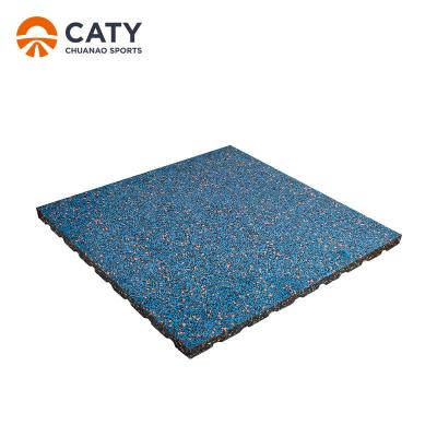 China SBR Rubber Gym Flooring Tiles 15-50mm Thickness with Anti-Slip Surface for Commercial and Home Use for sale