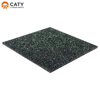 China Recyclable Gym Flooring Mats 15-50mm Thick, 500x500mm to 1000x1000mm Sizes, Non-toxic Rubber Athletic Flooring for sale