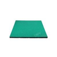 China EPDM Rubber Playground Tiles 15-50mm Thick 500x500mm & 1000x1000mm Shockproof Outdoor Flooring for sale