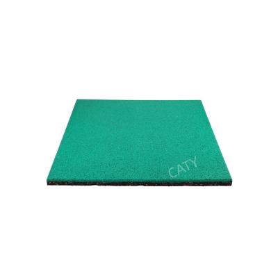 China EPDM Rubber Playground Tiles 15-50mm Thick 500x500mm & 1000x1000mm Shockproof Outdoor Flooring for sale
