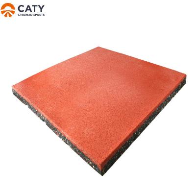 China EPDM Rubber Flooring 15-50mm Thickness Shock Absorbing Surface for Playgrounds and Gyms for sale