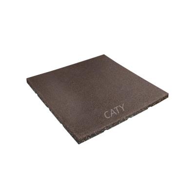 China EPDM Rubber Playground Mats 50x50mm Square Flooring Tiles with 15-50mm Thickness Options for Outdoor Training Spaces for sale