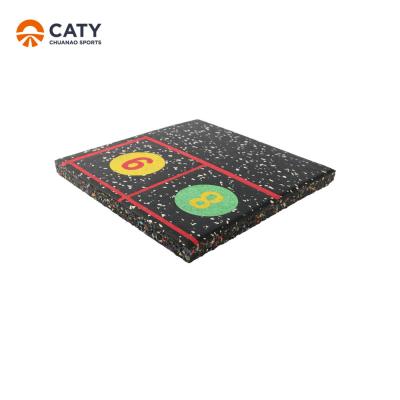 China Home Gym Fitness Rubber Flooring Sound Absorbing Multipurpose for sale