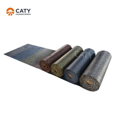 China Commercial Rubber Flooring 6mm Thickness Anti-Slip Roll - 1m/1.2m Width x 10m/20m Length for sale