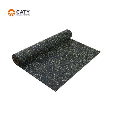 China CATY ROLL Commercial Rubber Flooring 3-12mm Thickness for Gyms and Sports Courts in 1m and 1.25m Widths for sale