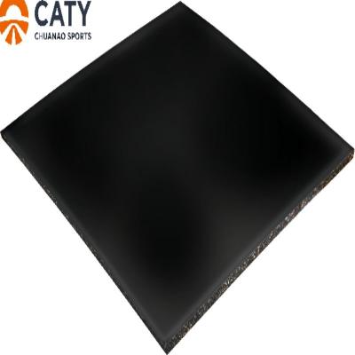 China Anti Slip SBR Rubber Flooring Tile 500x500 mm in 15-50 mm Thickness for Indoor Outdoor Gym Use for sale
