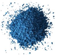 China EPDM Rubber Granules 3-5mm Shock Resistant for Sports Surfaces with 60 Shore A Hardness and RoHS/REACH Compliance for sale