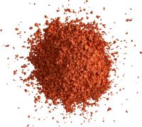 China EPDM Rubber Granules for Running Tracks 3-5mm Size with 60 Shore A Hardness - Orange Color Non-Toxic Sports Surface Material for sale