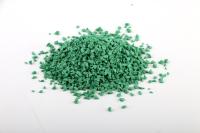 China ECO-Elastic EPDM Rubber Granules 1-3mm Green Artificial Grass Infill for Sports Fields for sale