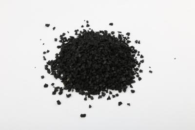 China Black SBR Rubber Granules 0.5-2mm for Artificial Turf Infill - Recycled Tire Material in 25kg Bags for sale