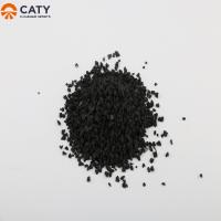 China UV Resistant Black Rubber Crumb 0.5-2mm SBR Granules for Artificial Turf Infill in 25kg Bags for sale
